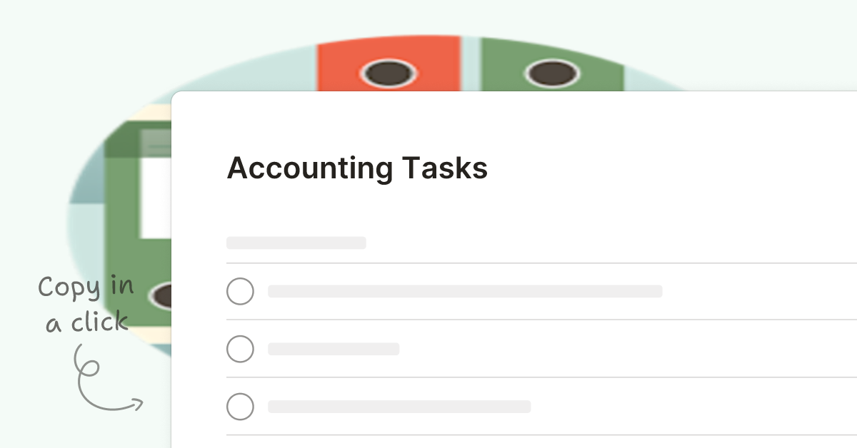 Accounting Tasks - Templates | Todoist