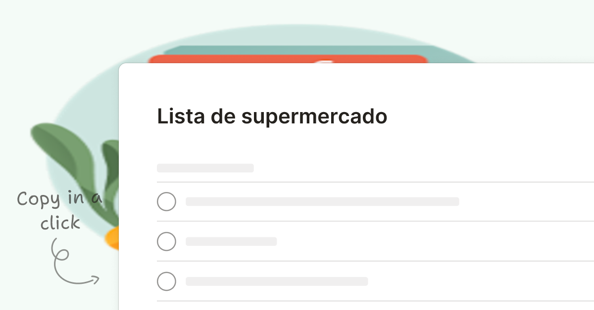 Lista de supermercado - Plantillas | Todoist