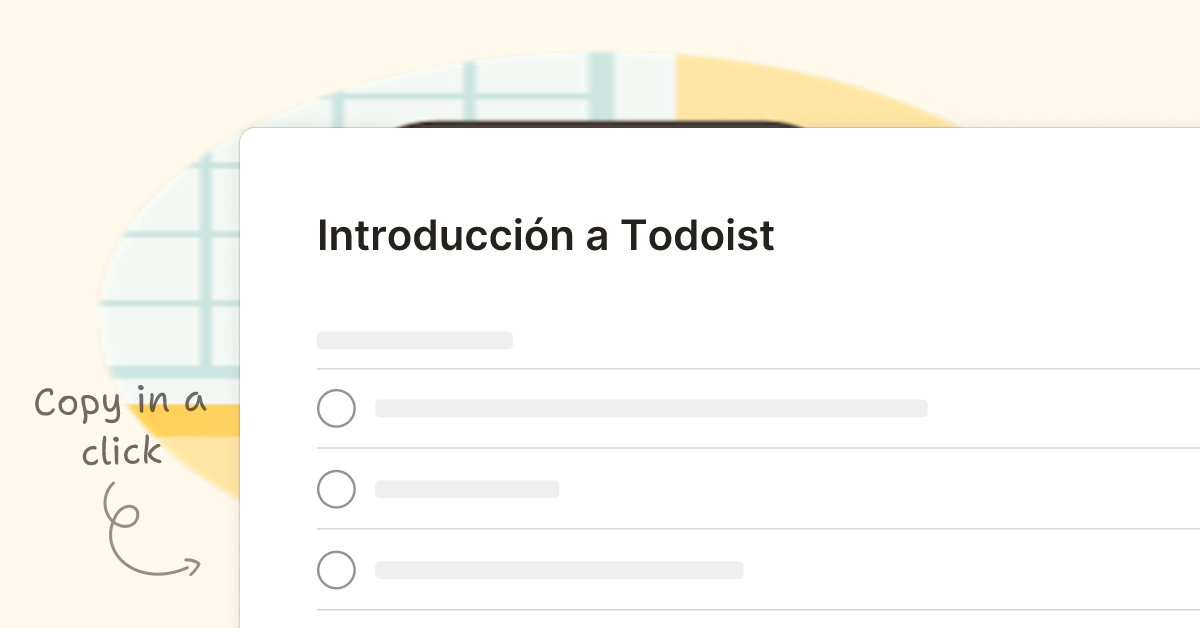 Introducción a Todoist - Plantillas | Todoist