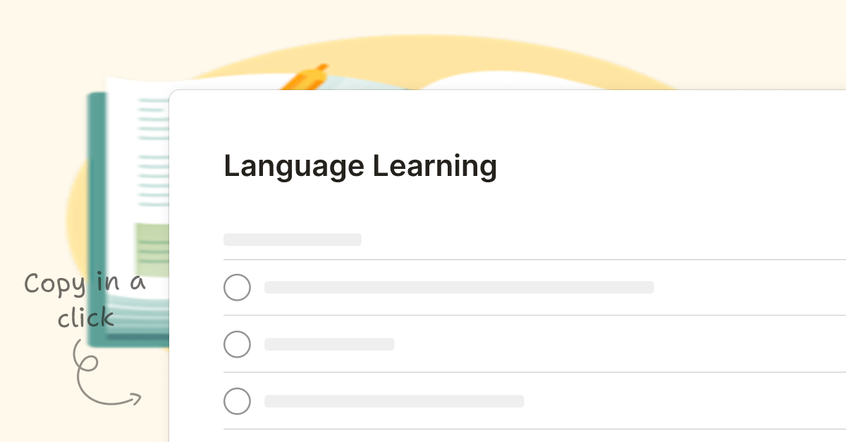 Language Learning - Templates | Todoist