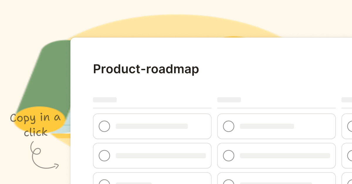 Product-roadmap - Sjablonen | Todoist