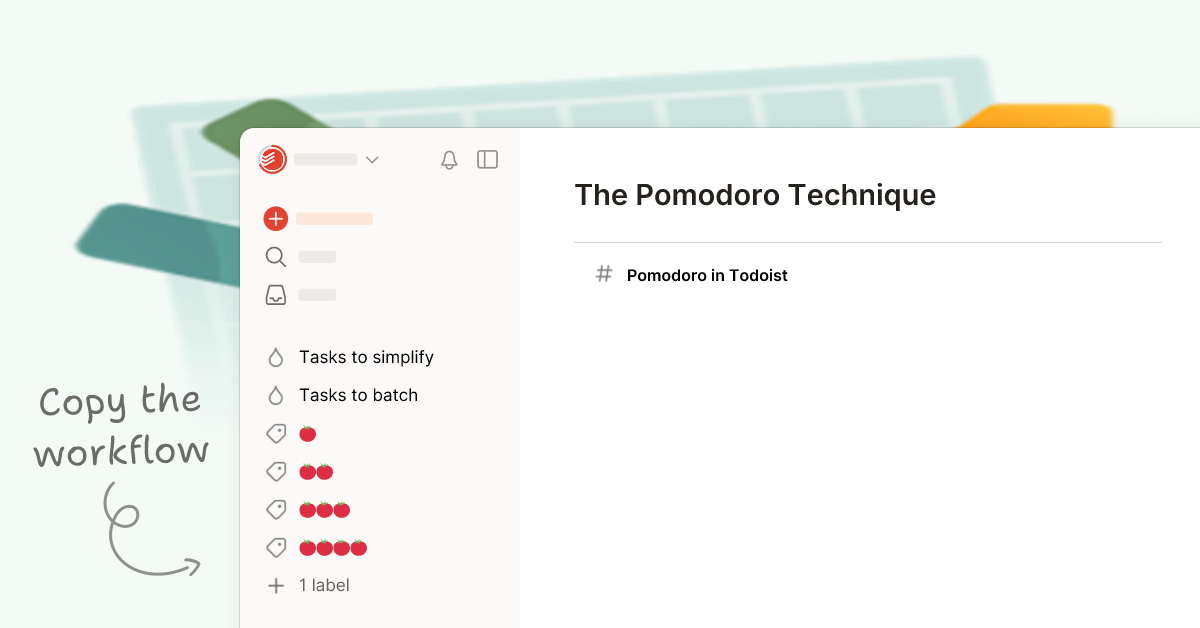 The Pomodoro Technique Setup | Todoist